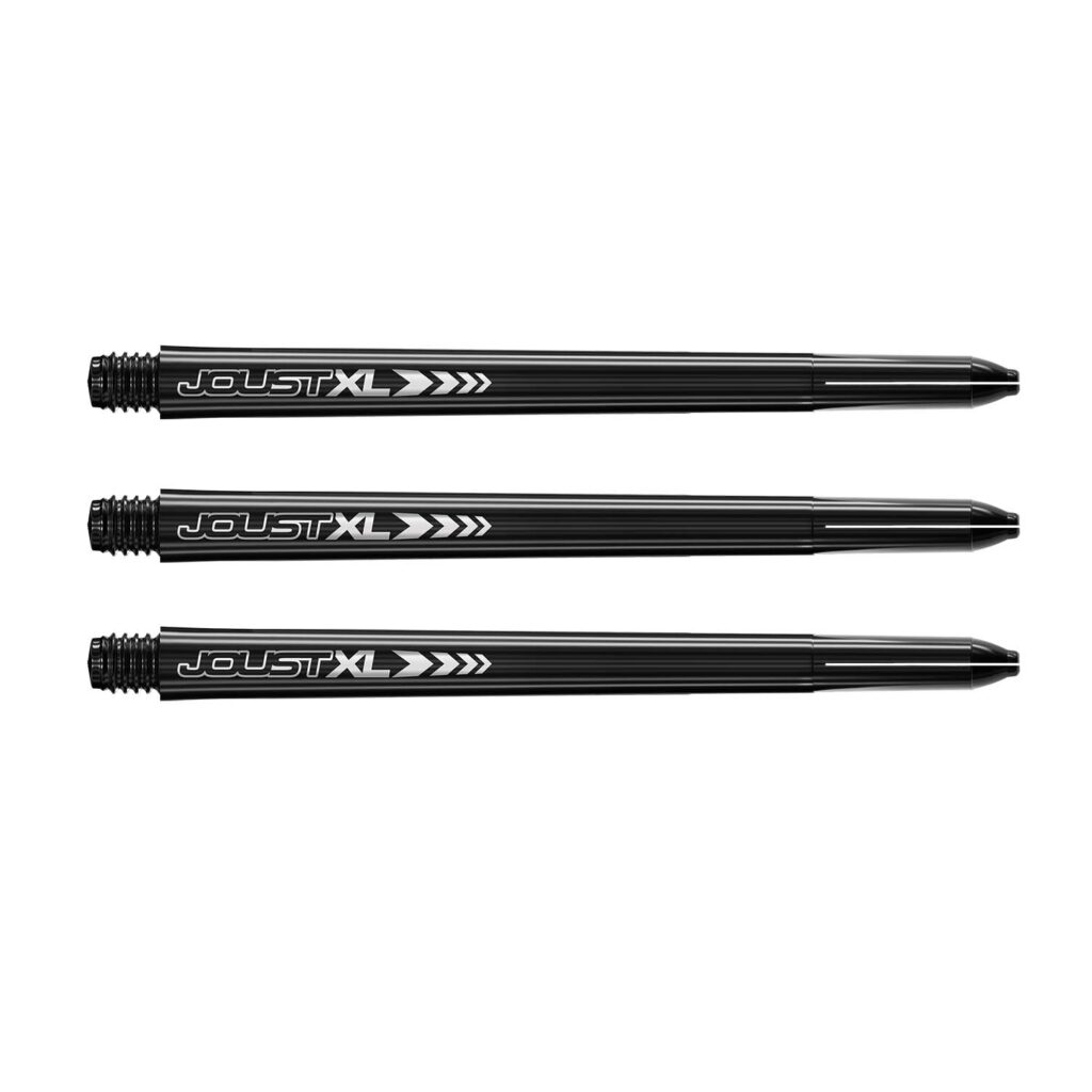 Red Dragon Joust | Dart Shafts | Extra Long | Black